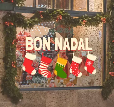 Pegatinas bon nadal - TenVinilo